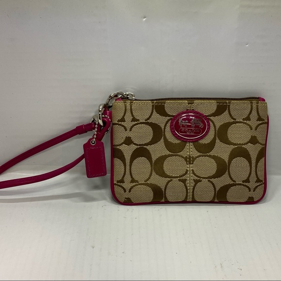 Coach | Bags | Coach Berry Wristlet Wallet Purse Monogram | Poshmark